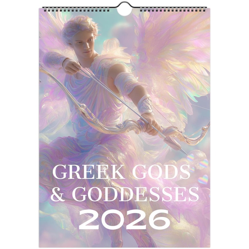 2026 Greek Gods and Goddesses Calendar - Pastel Fantasy Art - Unique ...