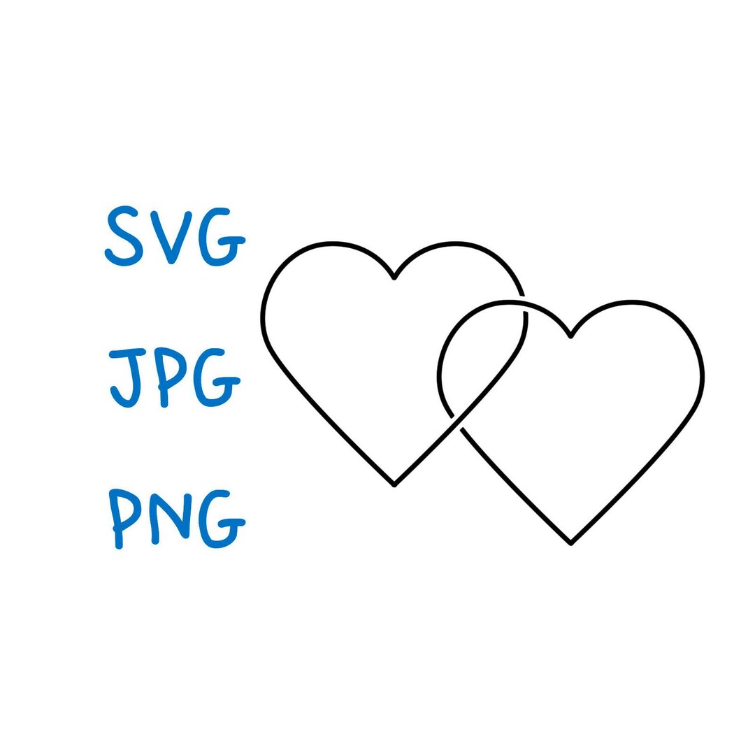 Hearts Frame | SVG | JPG | PNG | Digital Download | Love - Etsy