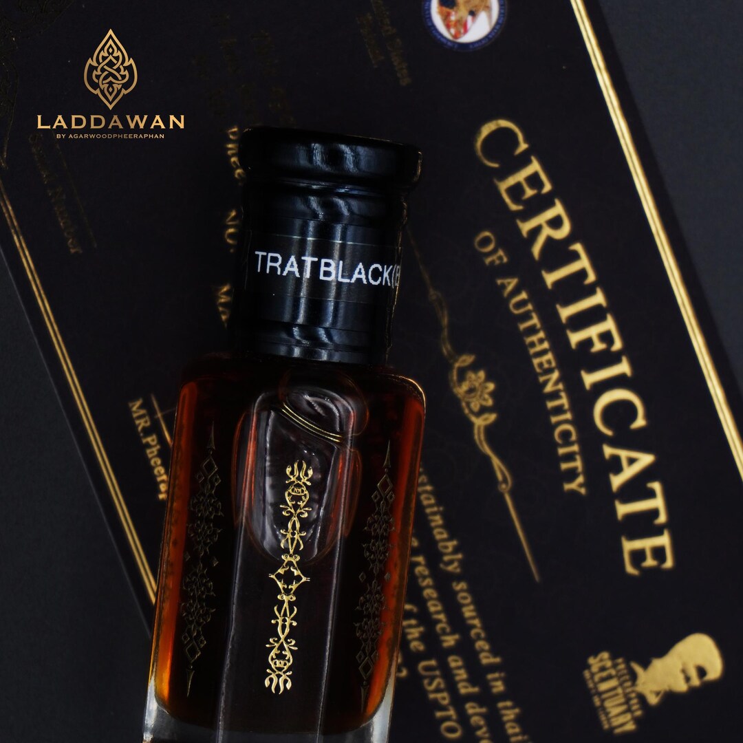 Trat Black Brown Oud Oil Premium Grade Have Patent and Certificate Pure ...