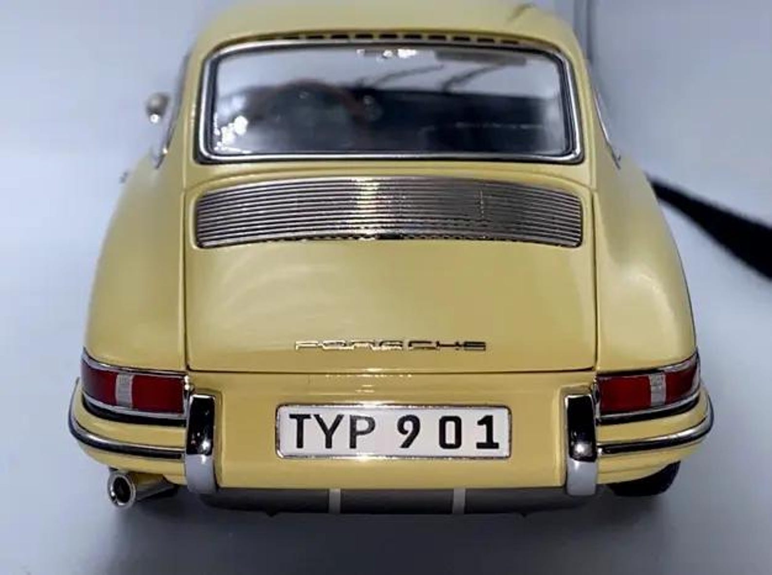 1:18 CMC 1964 Porsche 901 Sportcoupe Champagne Yellow LIMITED EDITION ...