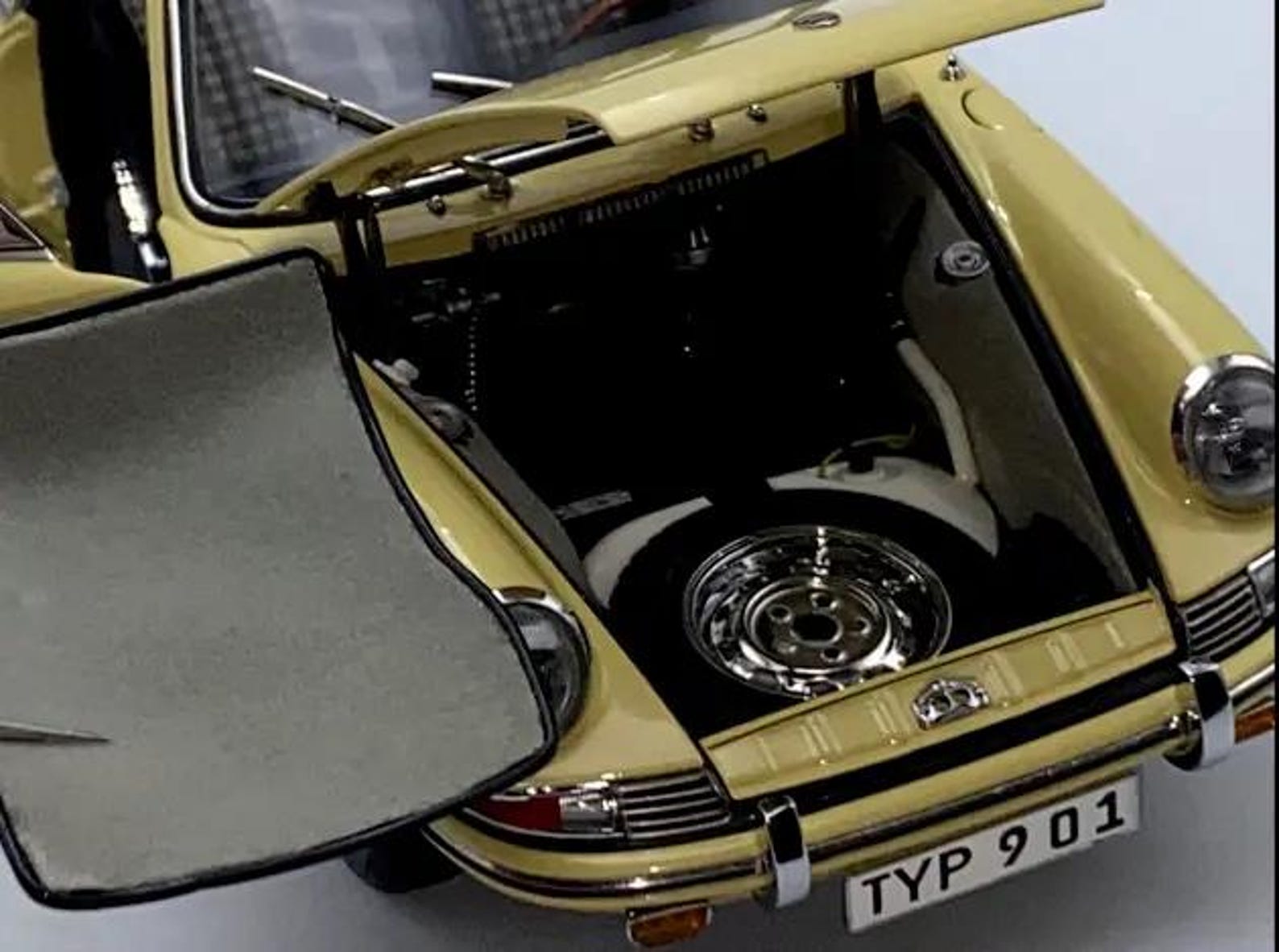1:18 CMC 1964 Porsche 901 Sportcoupe Champagne Yellow LIMITED EDITION ...