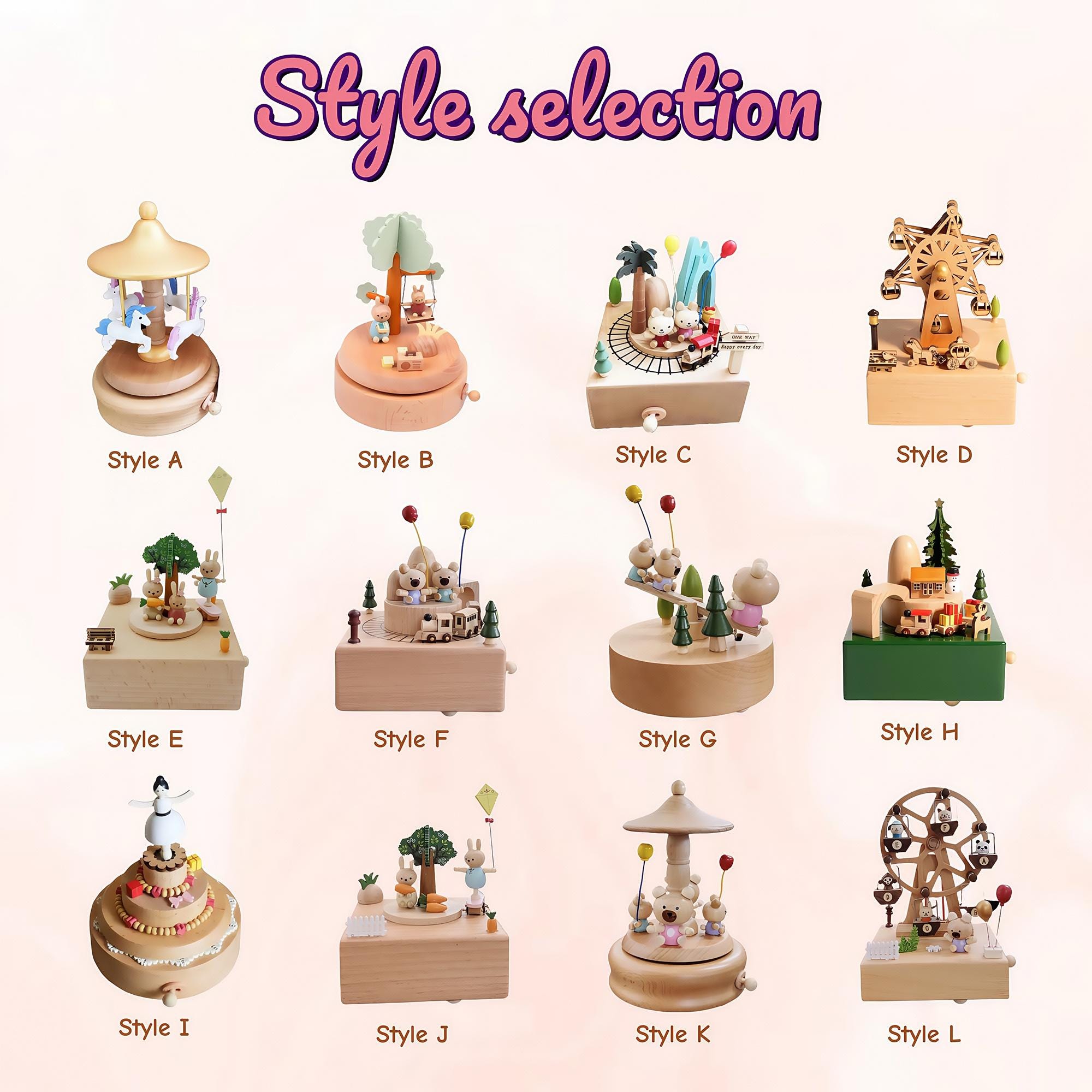 Music Box for Kids,personalised Wooden Music Box,engraved Name Music ...