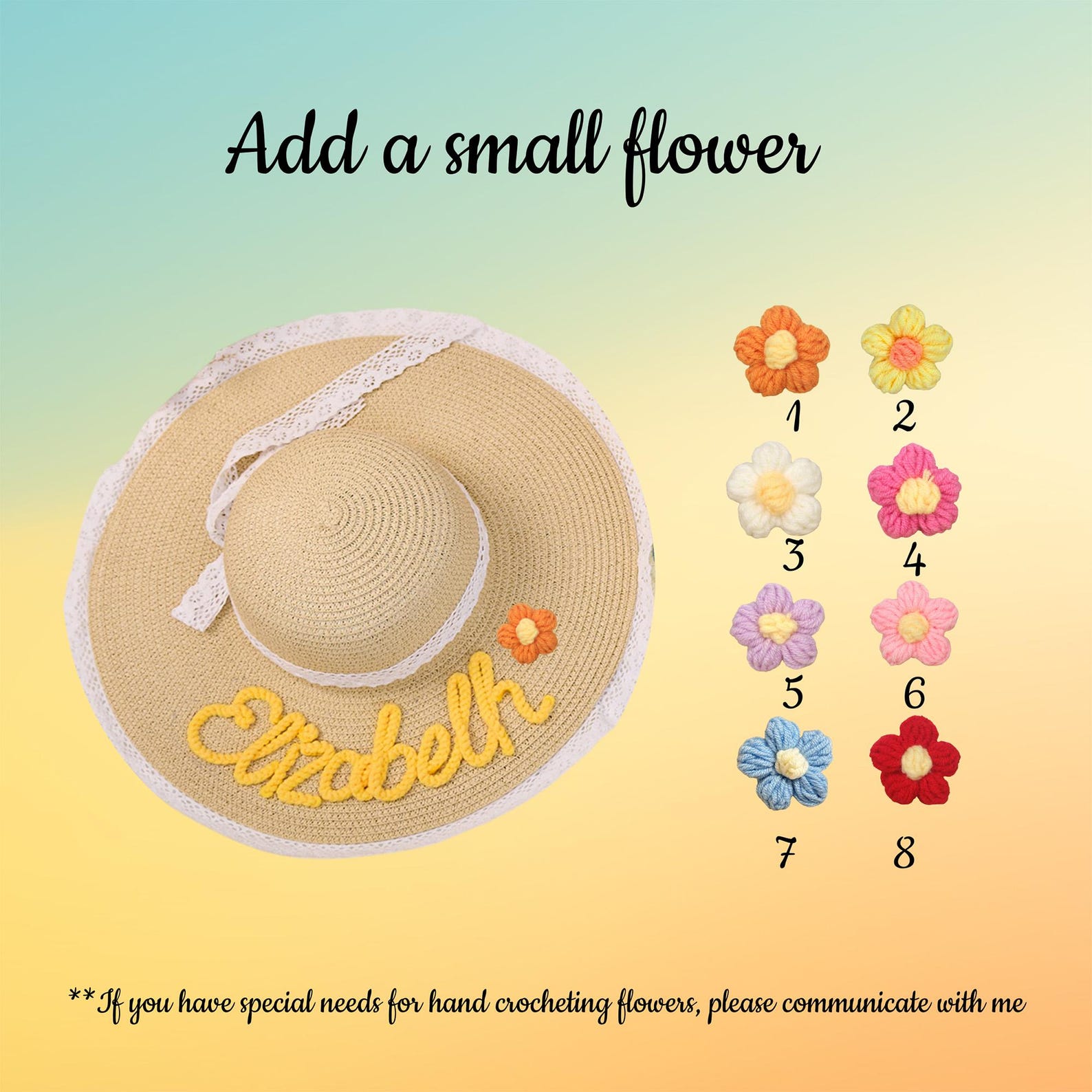 Personalized Beach Hat, Custom Name Adjustable Beach Hat, Sun Hat ...