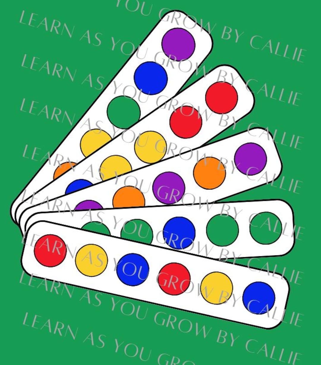 Colorful Dot Color Match, Toddler Color Sorting, Preschool Color Match ...