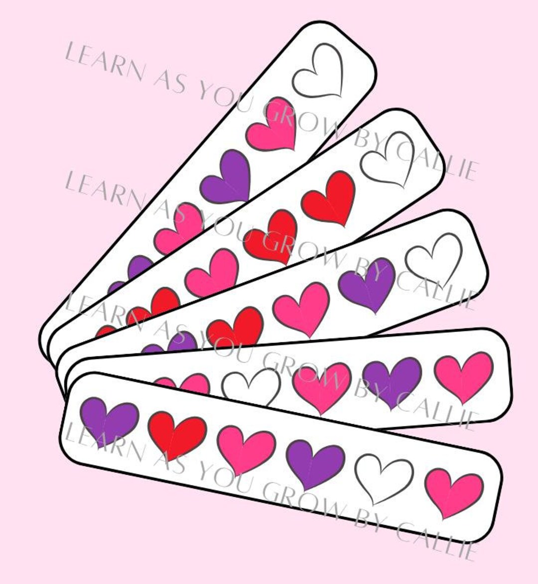 Valentine's Day Pattern Matching, Preschool Patterns, Kindergarten ...
