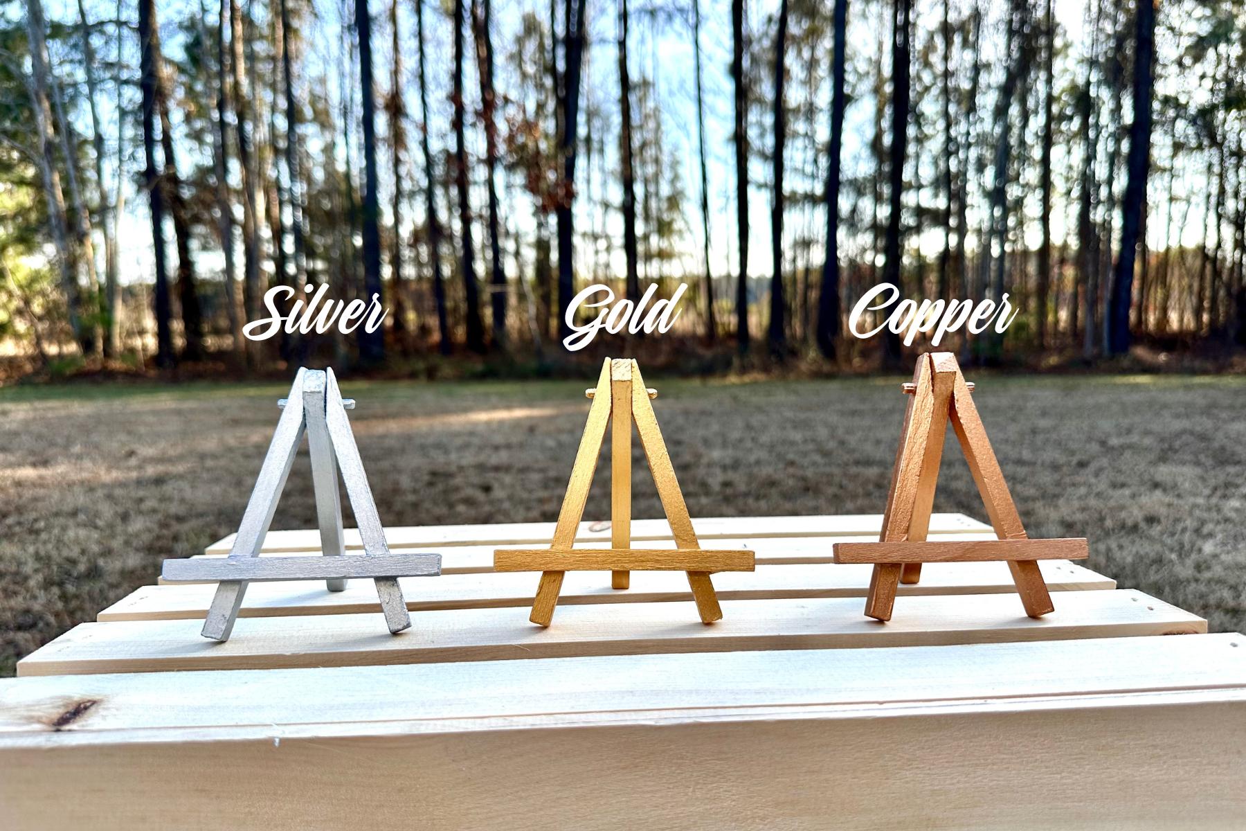 Hand Painted Mini Easel: Table Number, Place Card Holder - Etsy