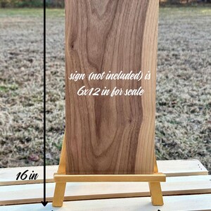 Tabletop Easel for Displaying Signs at Wedding, Parties, Special ...