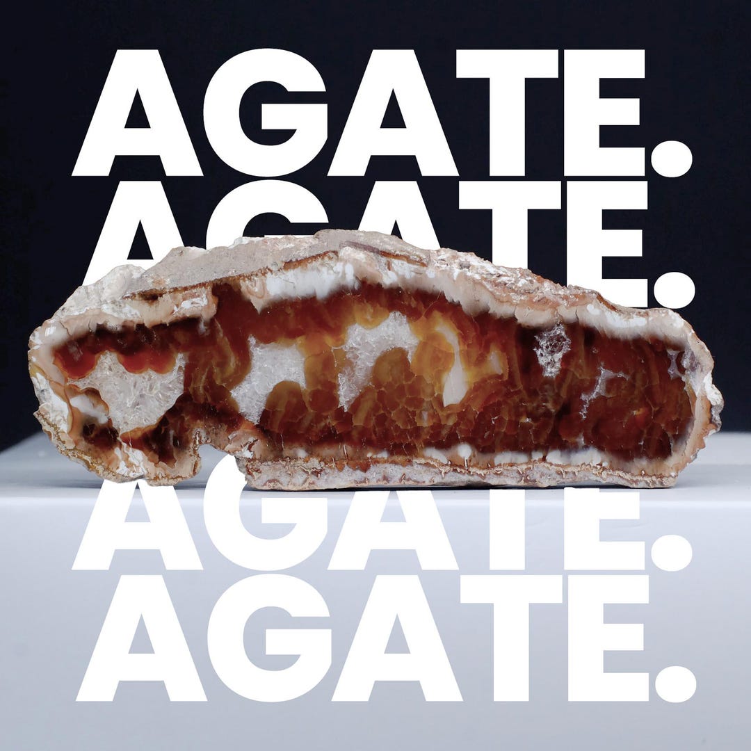 Fire Agate Geode – Rare Natural Crystal With Vibrant Honey & Amber Hues ...