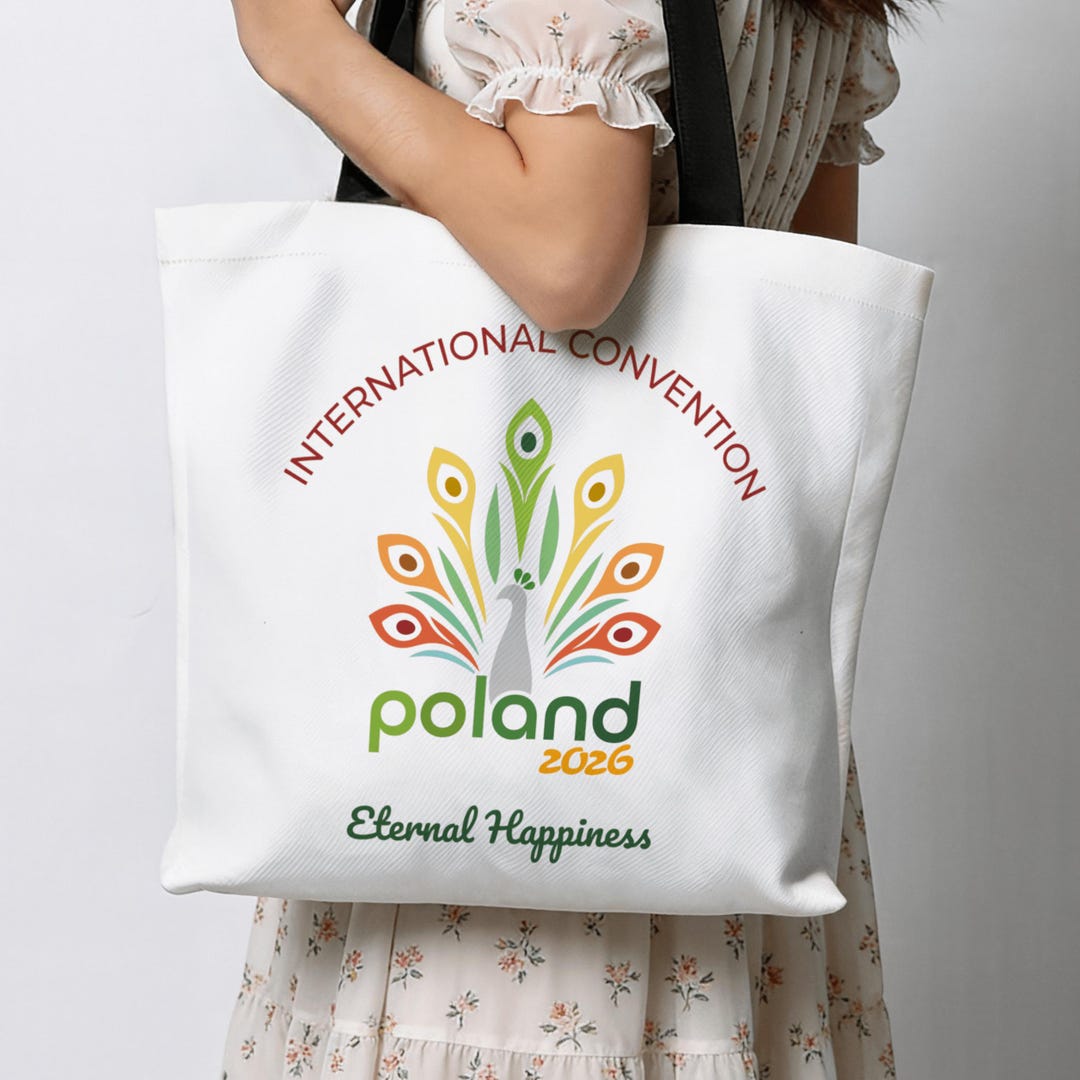 2026 Special Convention Totebag - Poland Warsaw, Eternal Happiness, JW ...