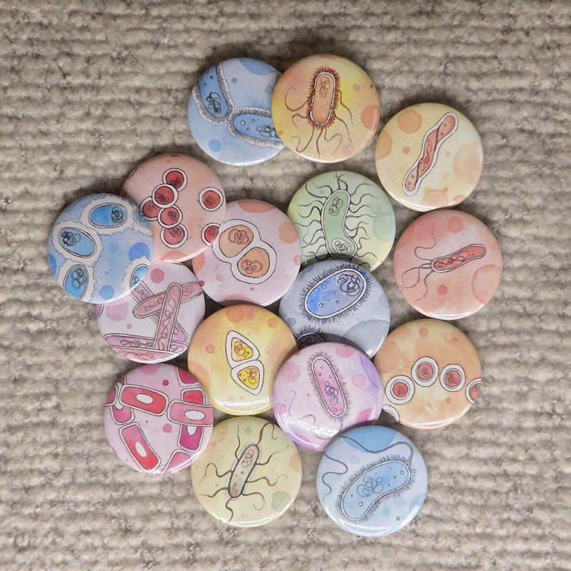 Microbiology Pin - Etsy