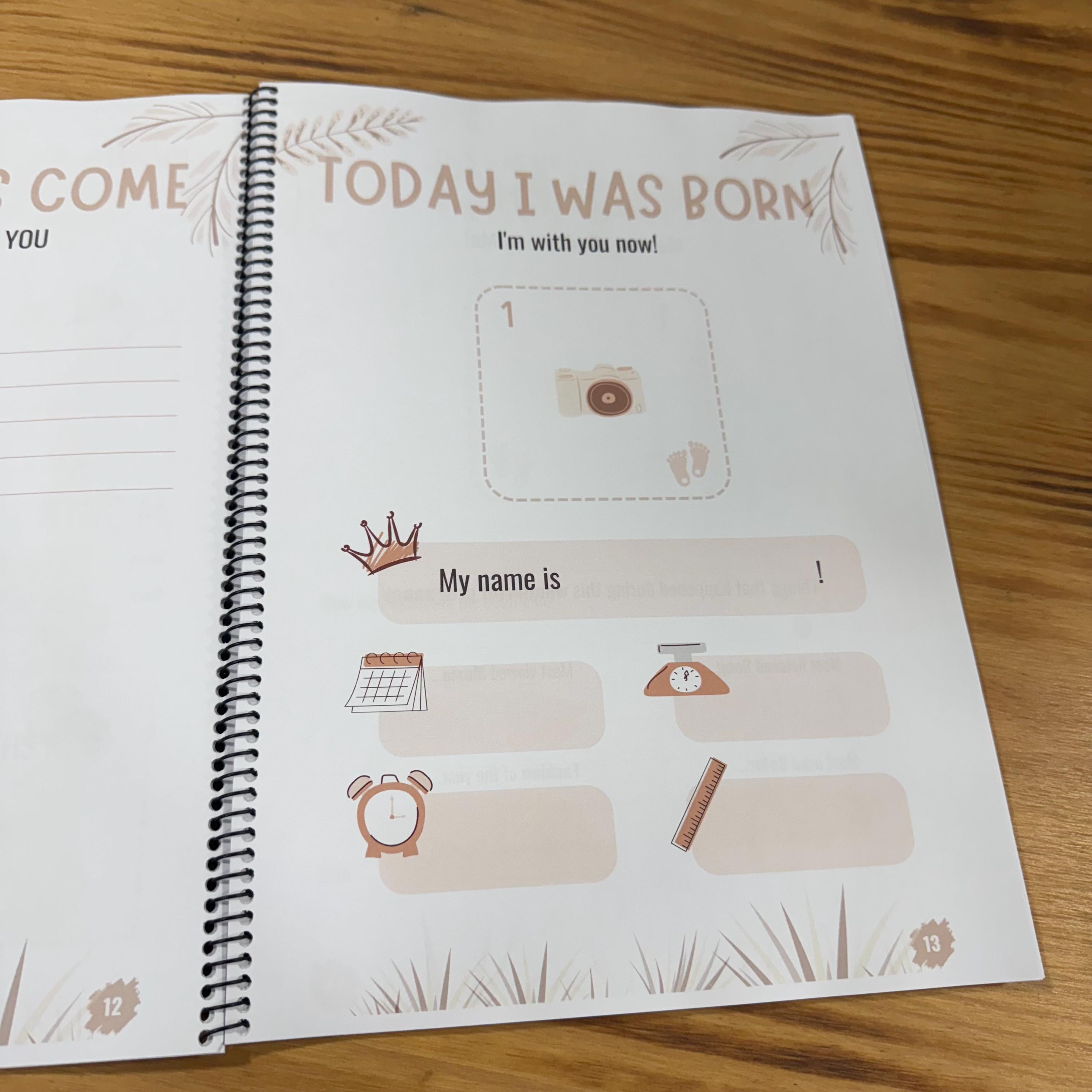 Cherish Every Moment: Printable Baby Memory Book 0-3 Years ...