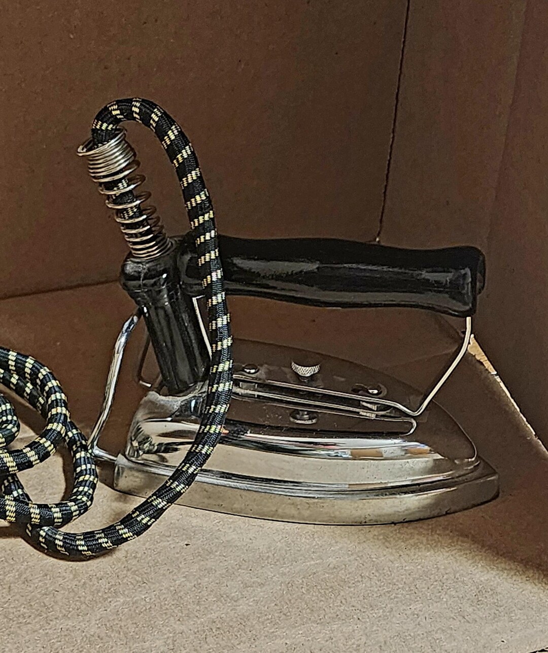 Vintage Small Hand Held Iron - Etsy