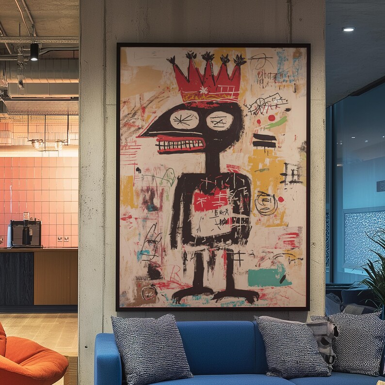 Neo Punk Digital Art Print | Neo-expressionist Street Style | Raw Urban ...
