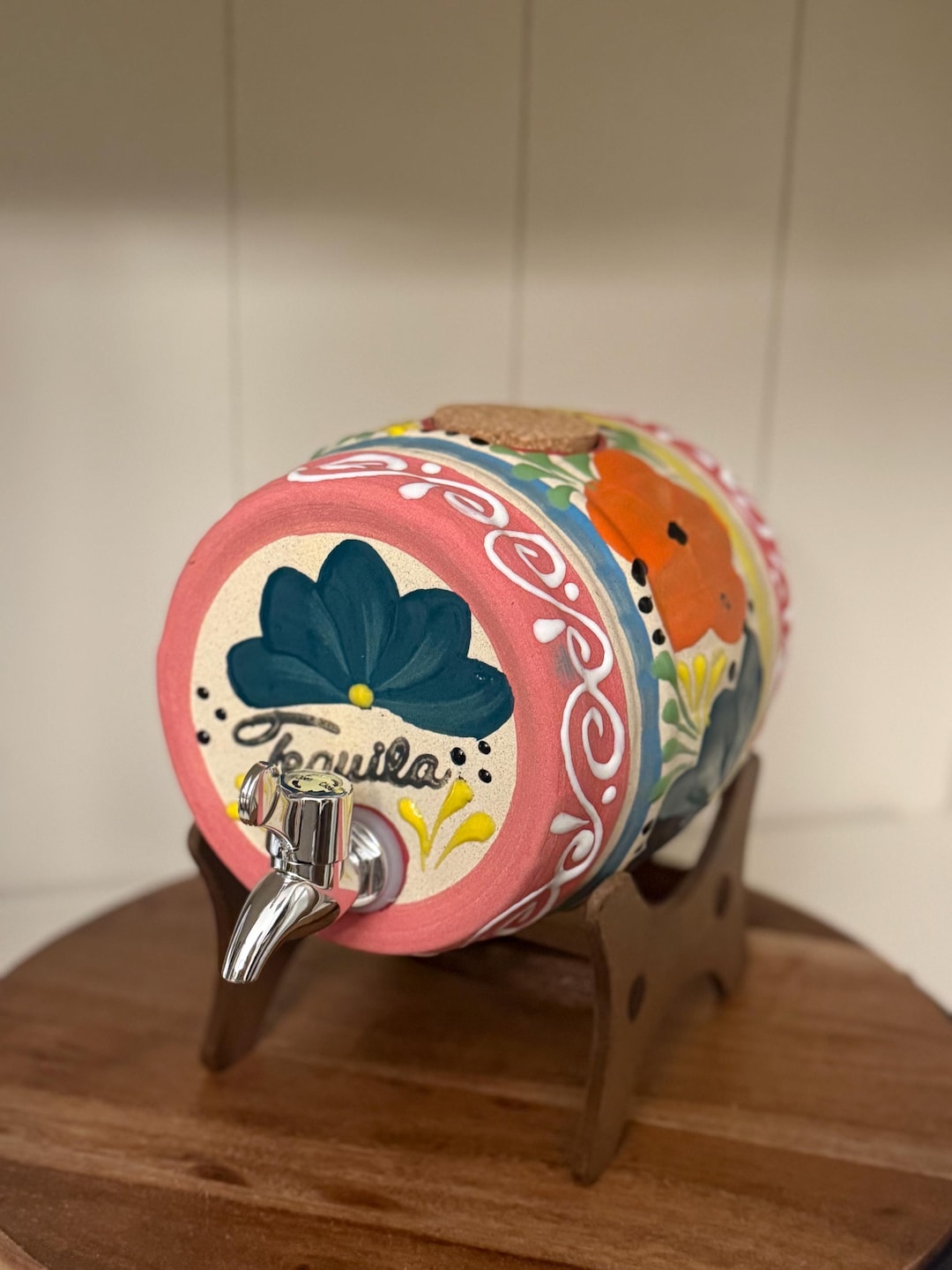 Tequila Barrel Ceramic | Tequilero Barril Cerámico - Etsy