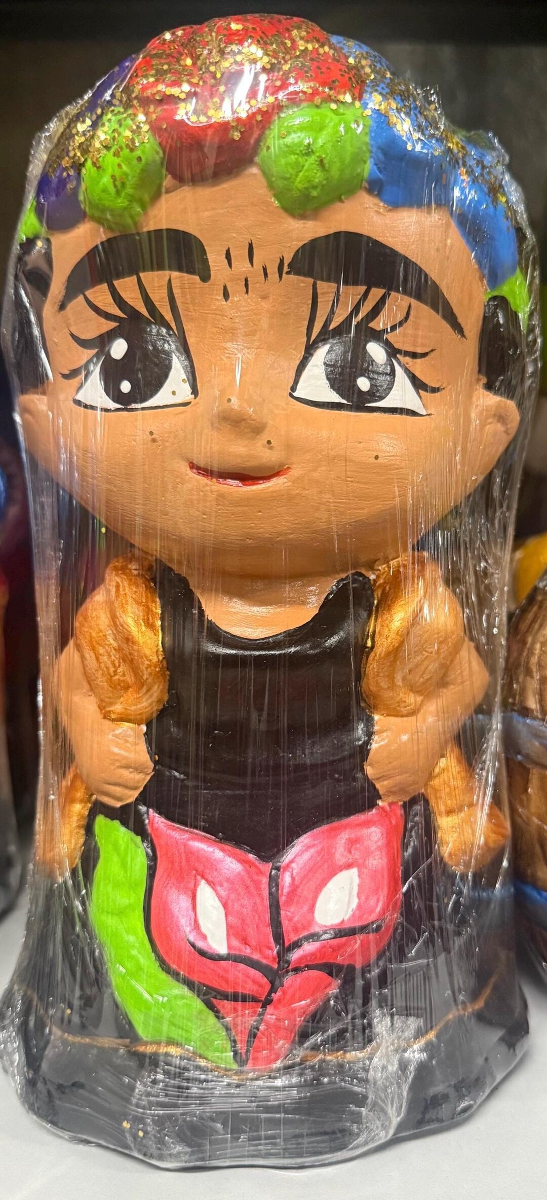 Frida Kahlo Piggy Bank Cartoon Style | Alcancía De Frida Kahlo Estilo ...