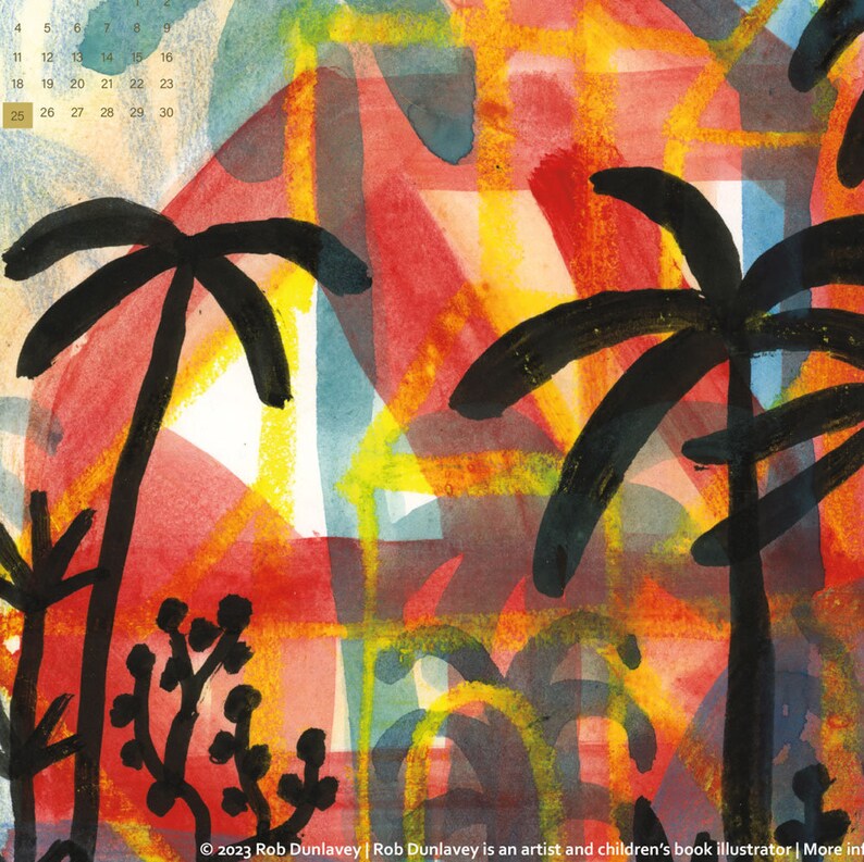 2023 Rob Dunlavey Calendar Poster - Etsy