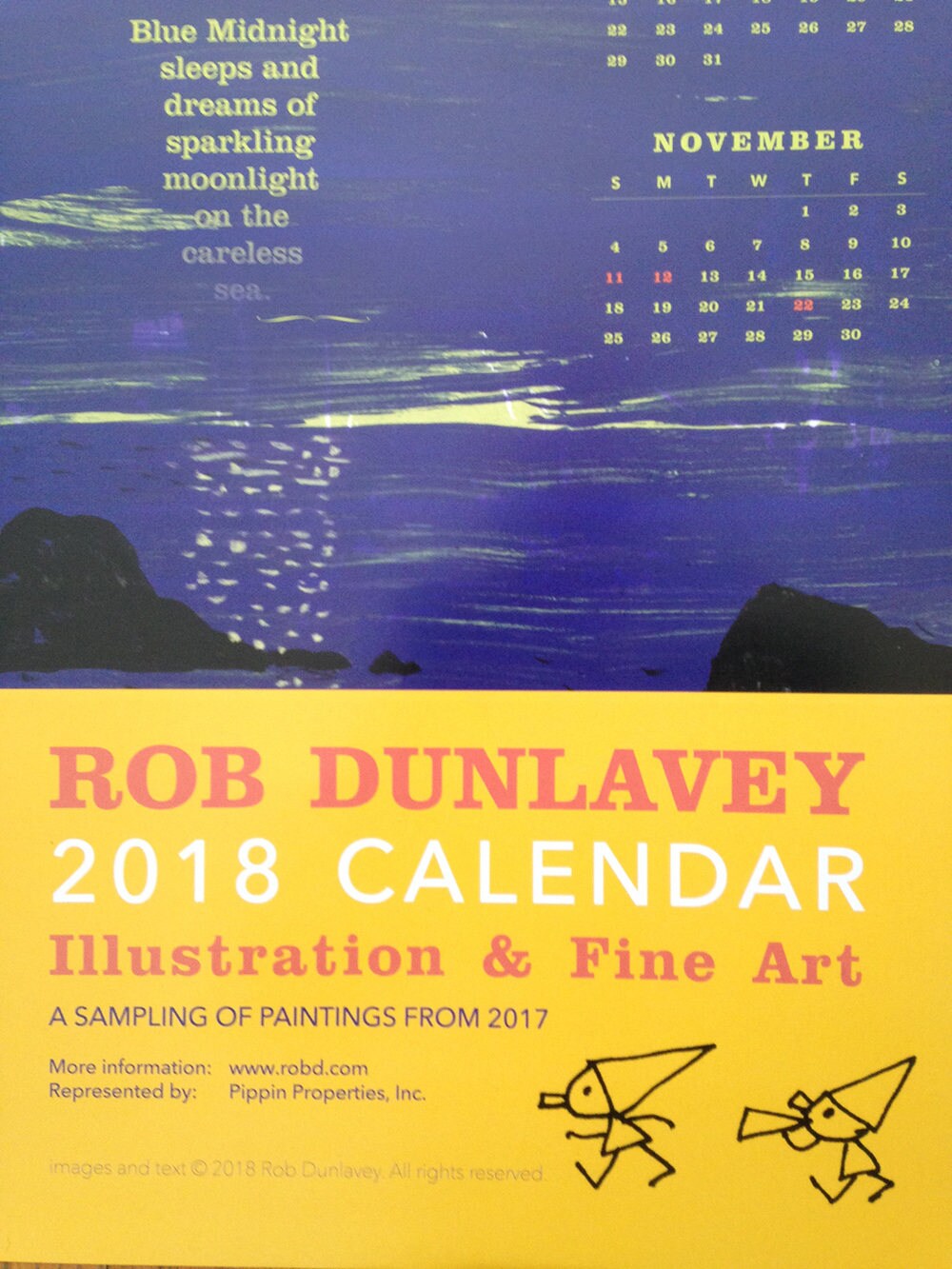 2018 Studio Calendar Poster - Etsy