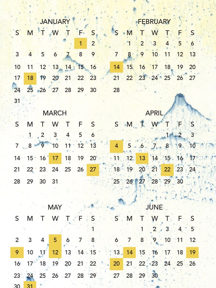 2021 Rob Dunlavey Calendar Poster - Etsy