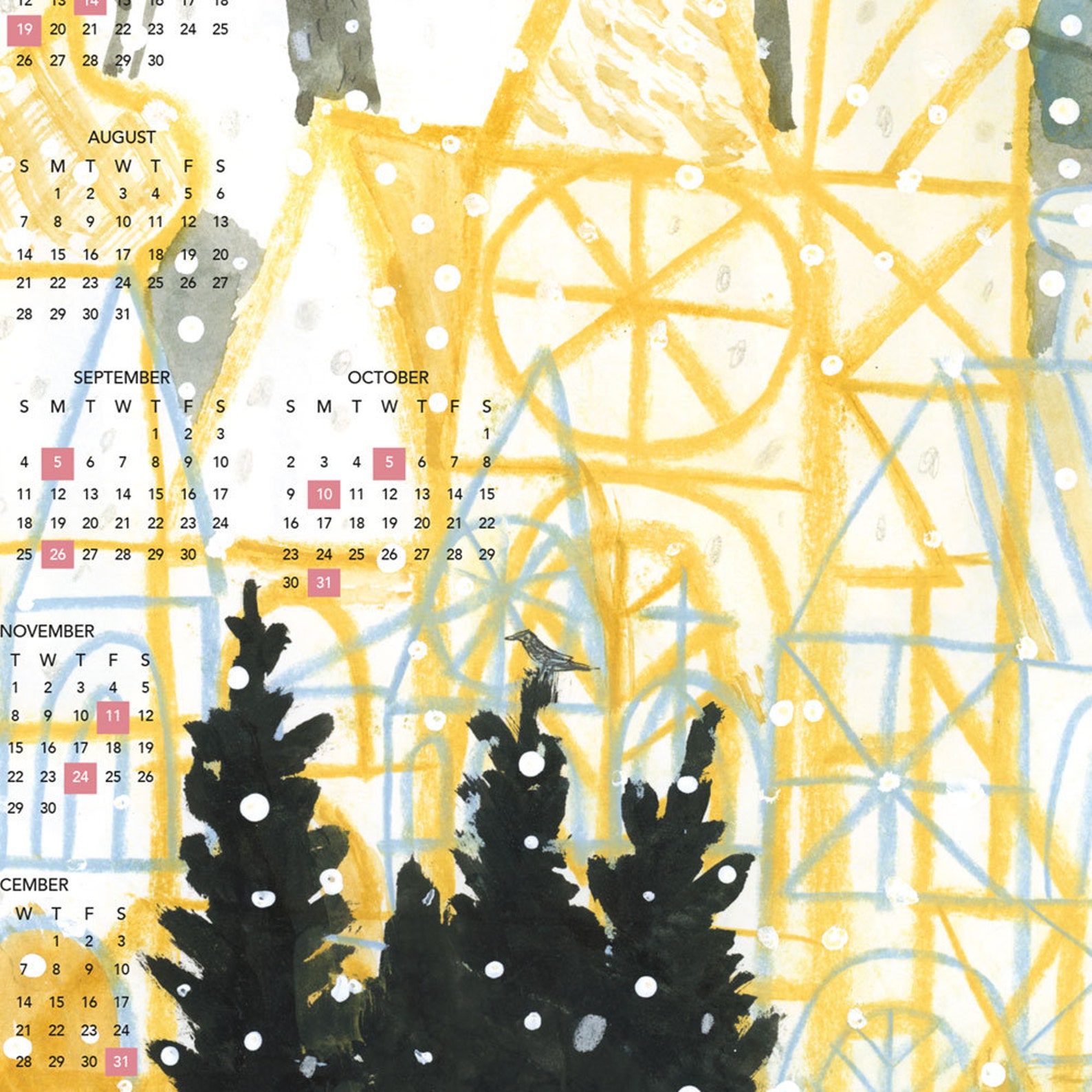 2022 Rob Dunlavey Calendar Poster - Etsy