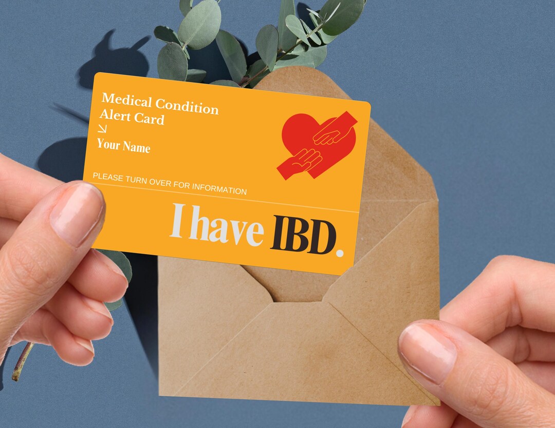 IBD Medical Alert Card: Inflammatory Bowel Disease ID - Etsy