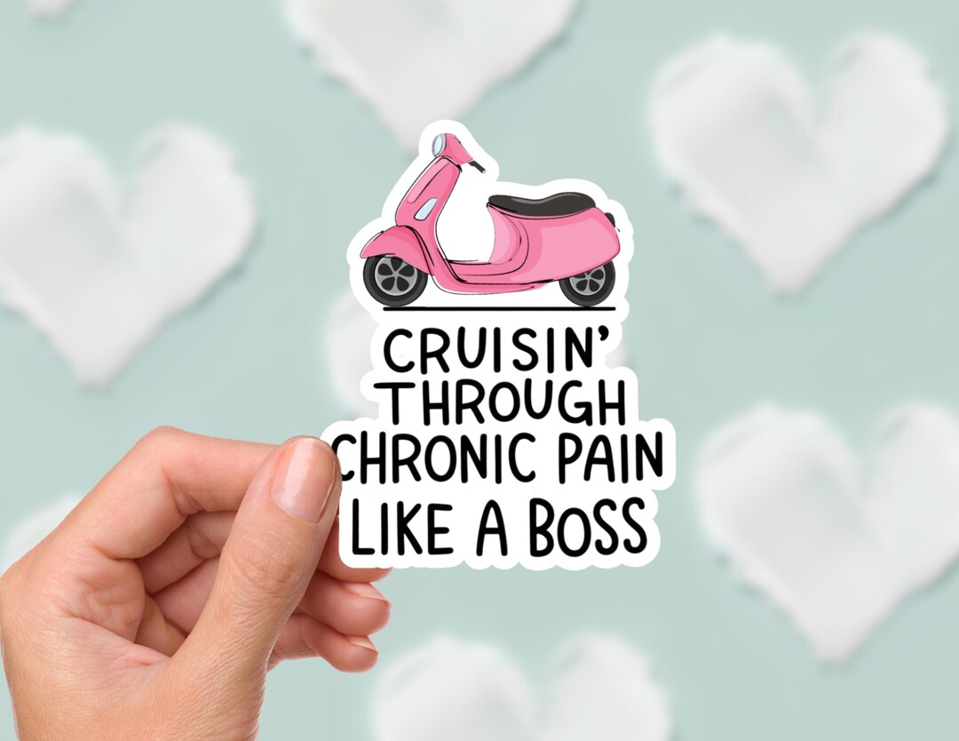 Chronic Pain Boss Vinyl Sticker: Funny Spoonie Humor - Etsy