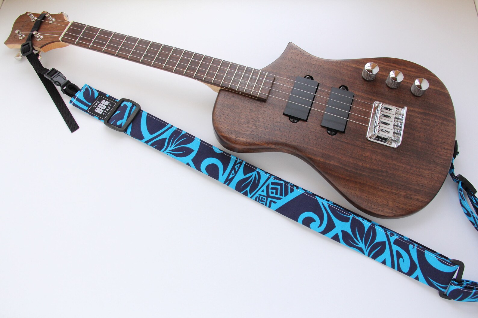 Ukulele Strap All in One Hug Strap Purple and Green Oilslick | Etsy