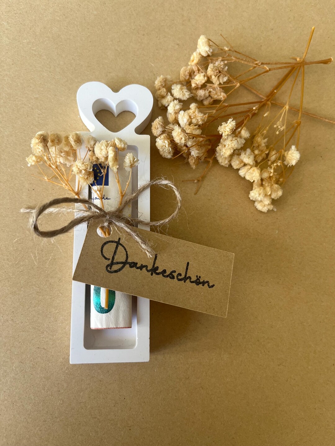 Cash Gift as a Thank You • Chocolate Bar Holder • Plaster • Keraflott ...