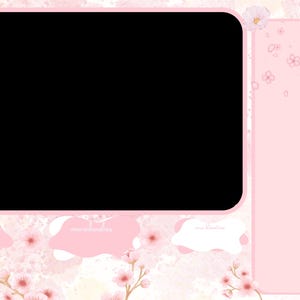 Pink Flower Animated Scenes, Overlays, Alerts, & Banners - Etsy