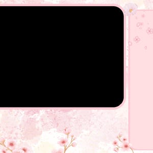 Pink Flower Animated Scenes, Overlays, Alerts, & Banners - Etsy