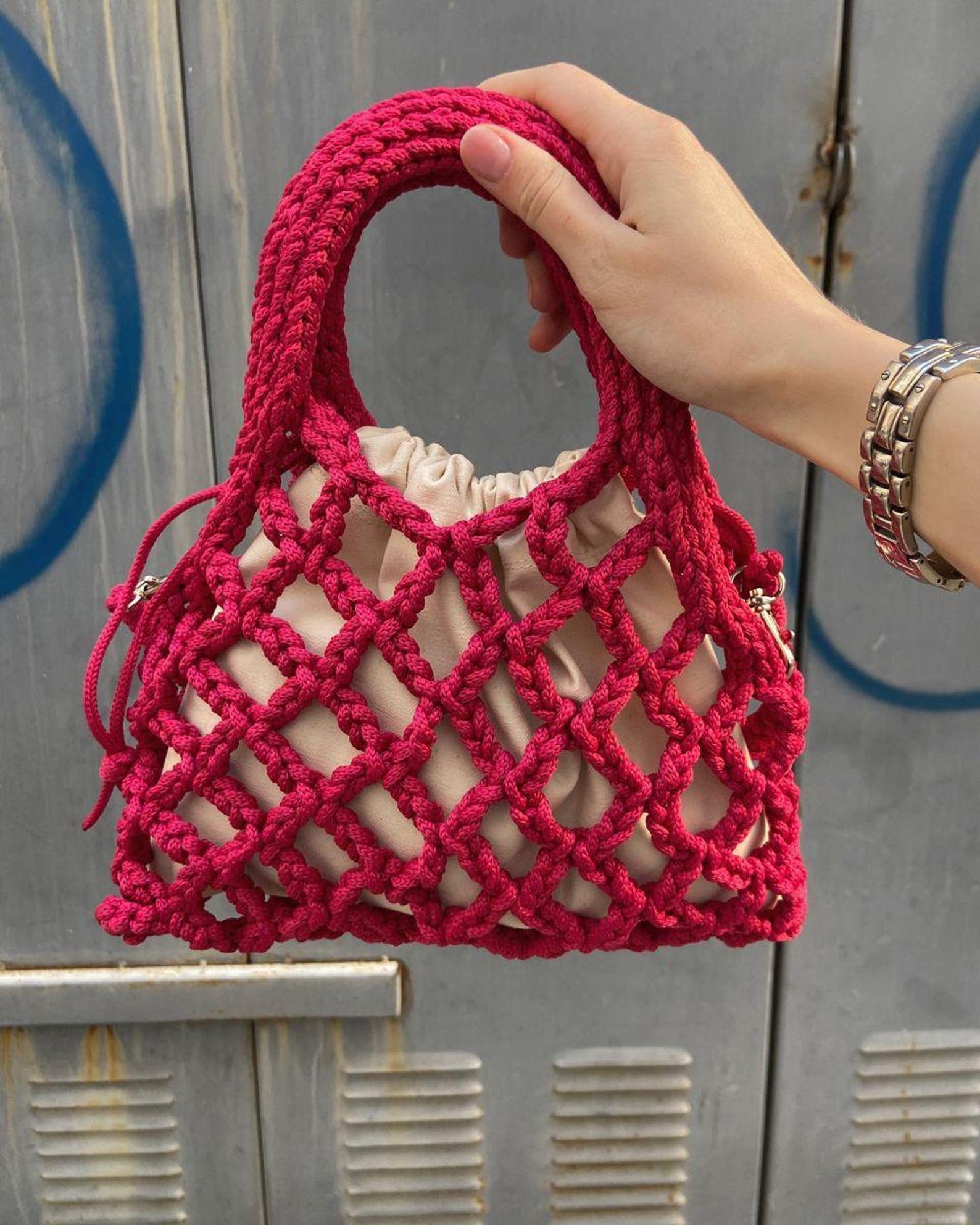 Crochet Macrame Bag Tutorial PDF - Etsy