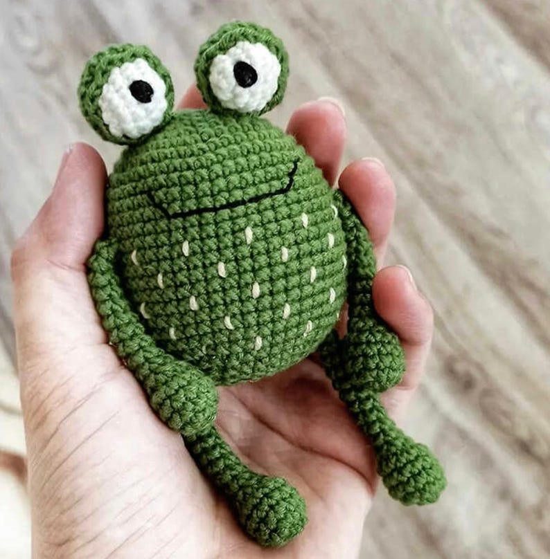 Amigurumi Crochet Mini Frog Pattern Tutorial PDF Guide - Etsy