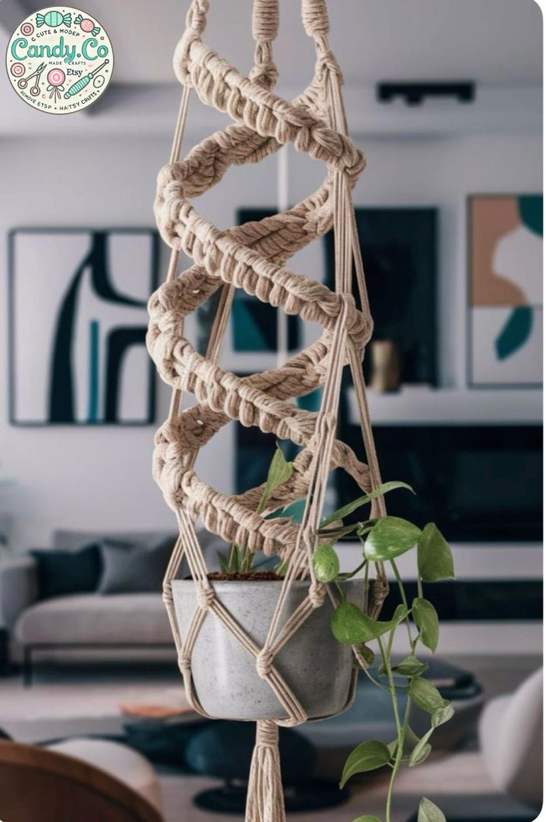 Macrame Plant Hanger Pattern Pdf Guide - Etsy