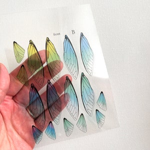 Wings Images on Transparency Film for Fairy Wings and Jewelry-making - Etsy
