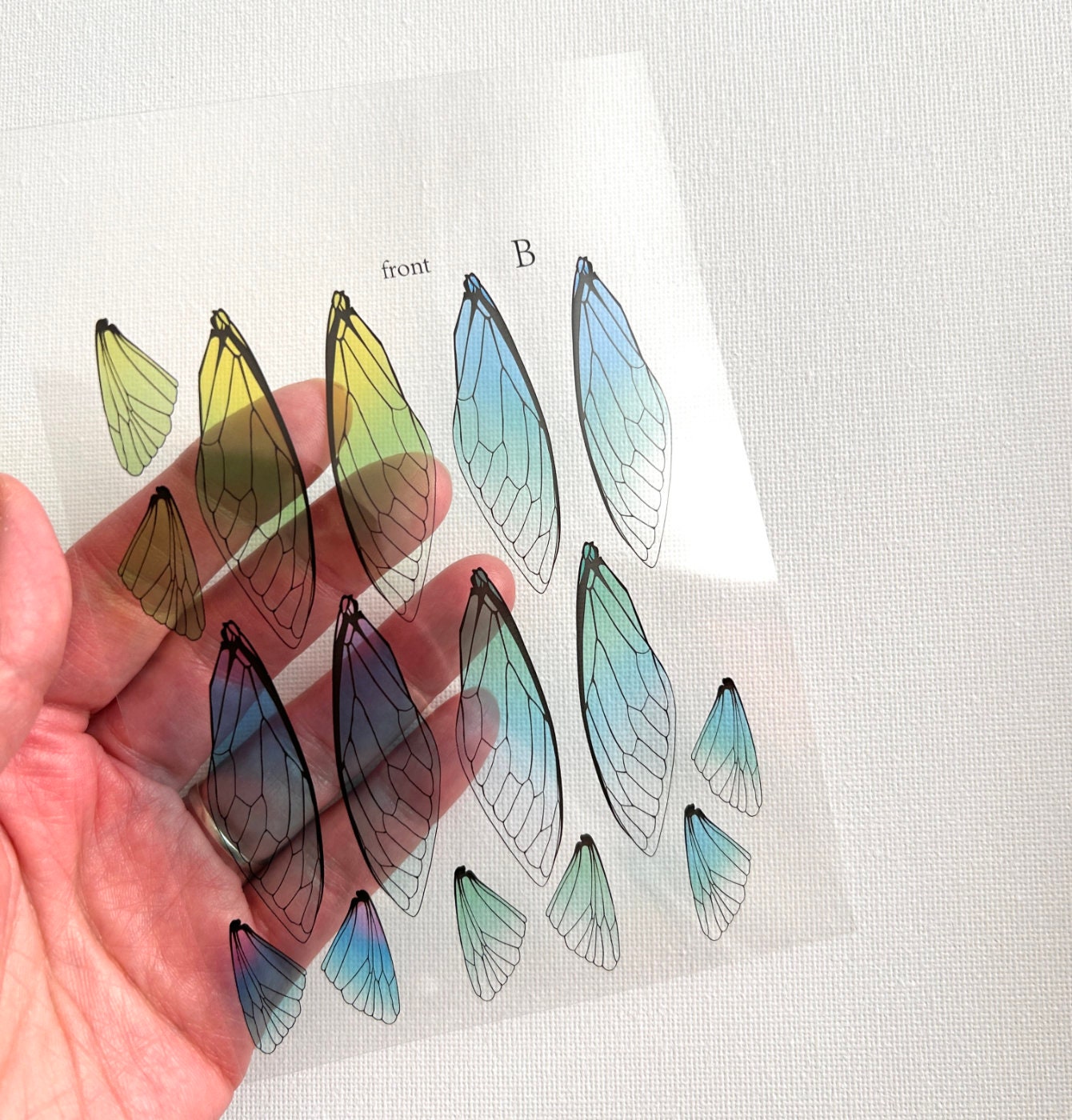 Wings Images on Transparency Film for Fairy Wings and Jewelry-making - Etsy