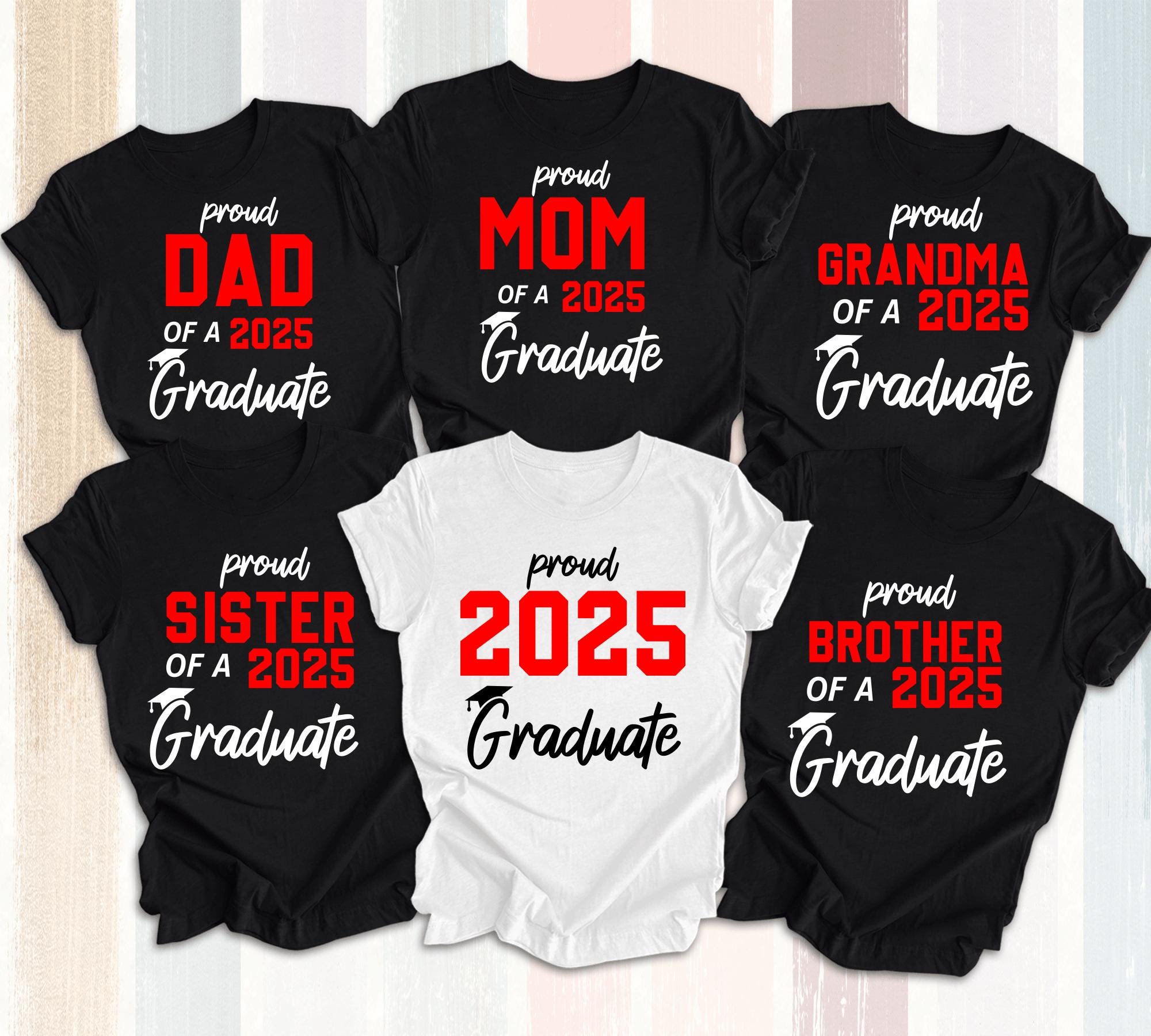 2025 Graduation Squad T-shirts: Proud Family Graduate Tee - Etsy