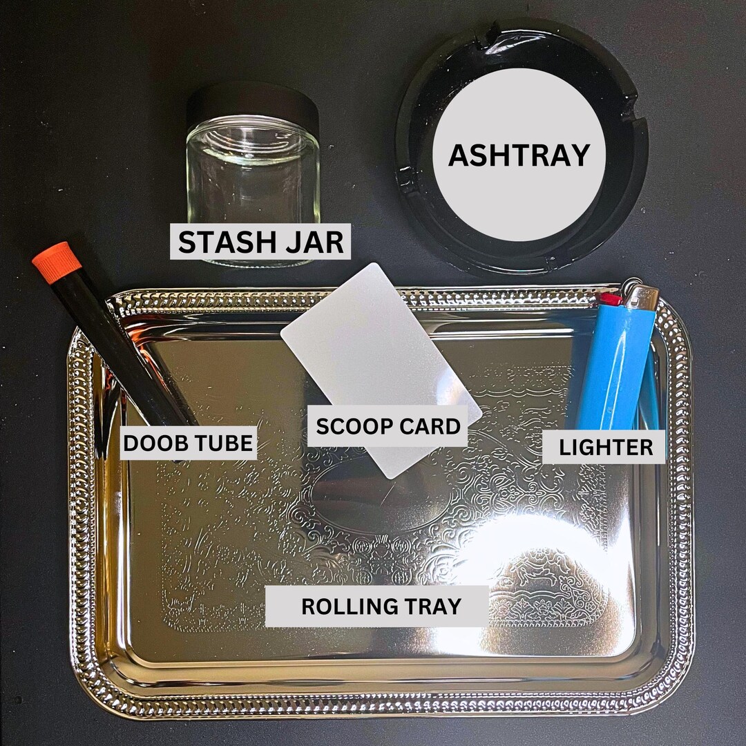 Custom Personalized Rolling Tray Set - Etsy