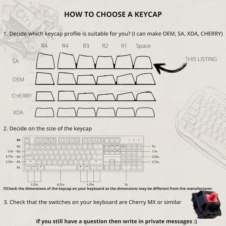 Artisan Resin Keycap Set for Mechanical Keyboards With Pyrite & Natural ...