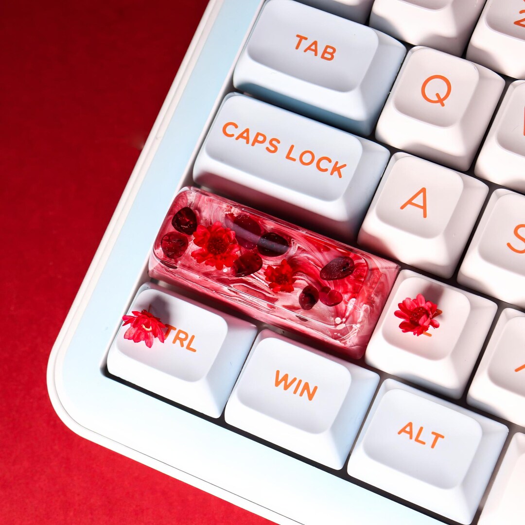 Artisan Shift - Mechanical Keyboard Keycap With Garnet Gemstone ...