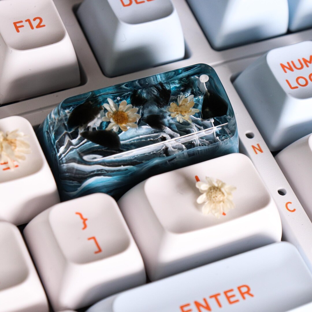 Backspace Obsidian Keycap, 2U Keycaps, Cute Keycaps, Artisan Keycaps ...