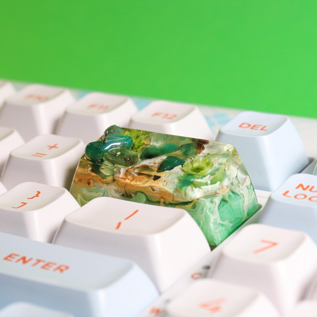 Artisan Backspace Keyboard Key Caps (2U) – Handcrafted Resin Keycap ...
