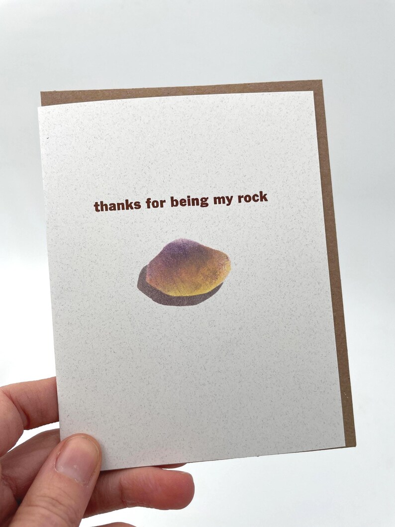 My Rock Card, Thank You, Friendship, Anniversary, Father's Day ...