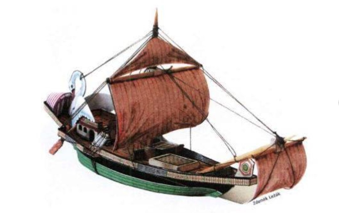 Ancient Roman Boat Papercraft Kit | 3D Printable PDF Model | DIY Roman ...