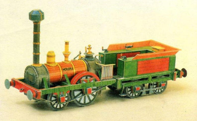 Paper Craft Pack Miniatures - Trains, Locomotives, Stations - 50 Models ...