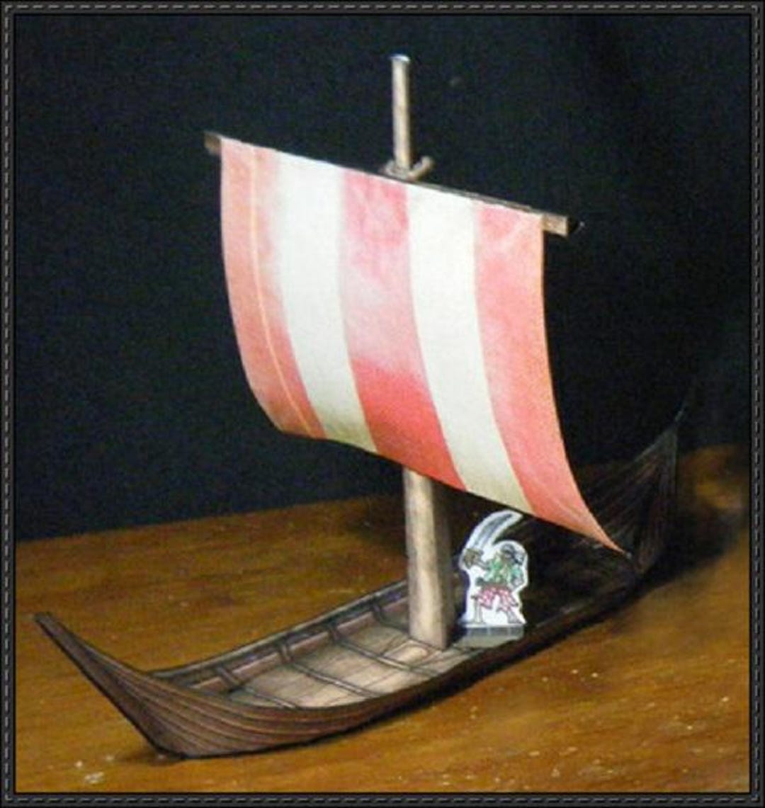 Ancient Viking Boat Papercraft Kit | 3D Printable PDF Model | DIY ...