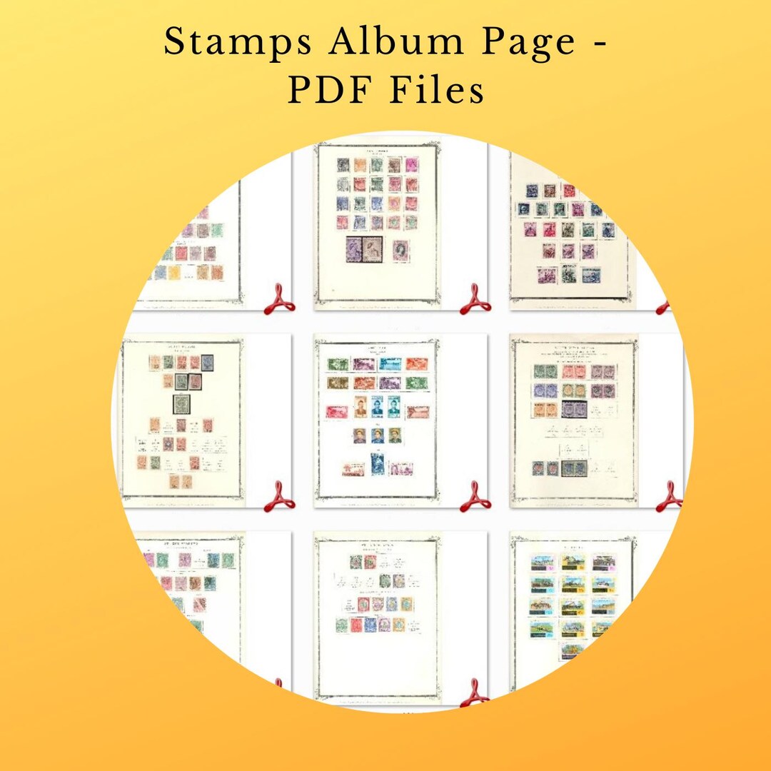 ZANZIBAR 1895-1967 PDF (DIGITAL) Stamp Album Pages | Instant Download ...