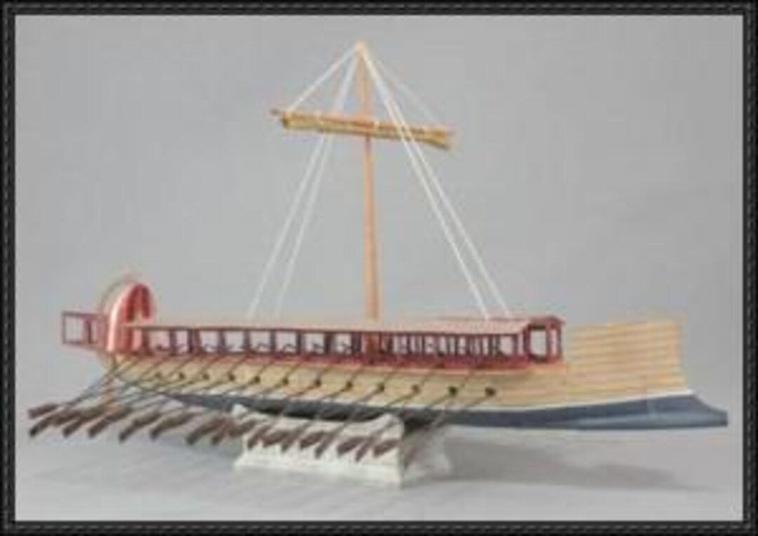 Ancient Roman Boat Papercraft Kit | 3D Printable PDF Model | DIY ...