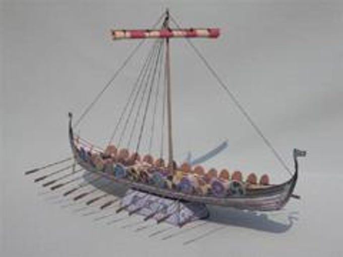 Ancient Ships Papercraft Set | 7 Printable Greek & Roman Models ...