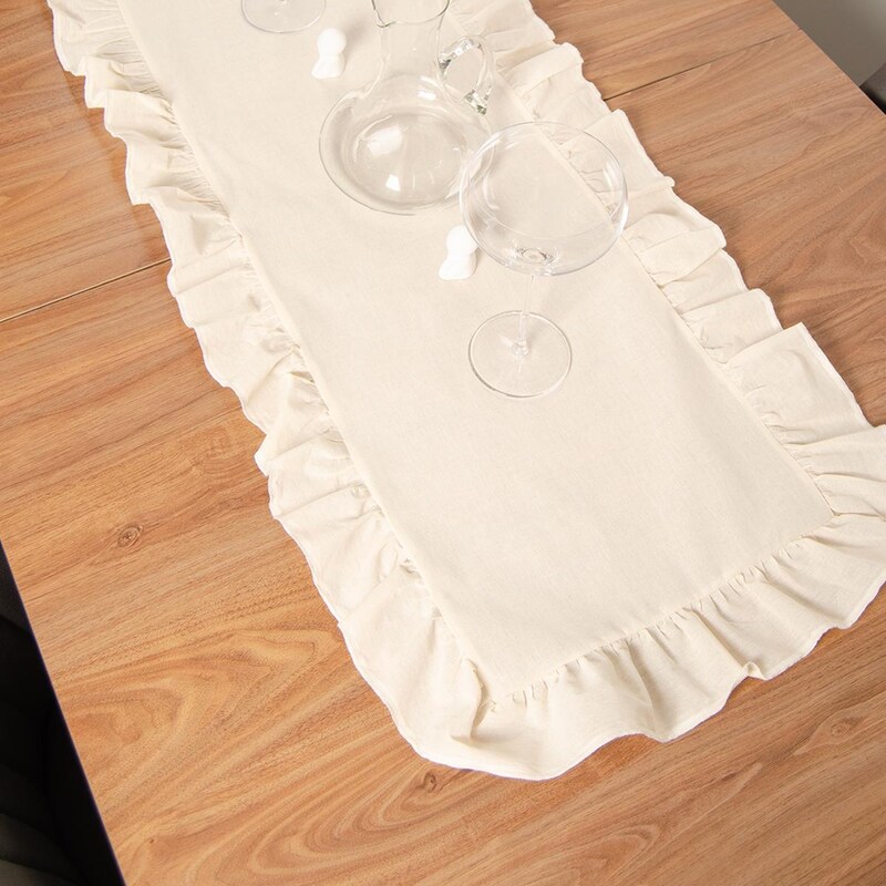 Ruffled Table Runner - Etsy