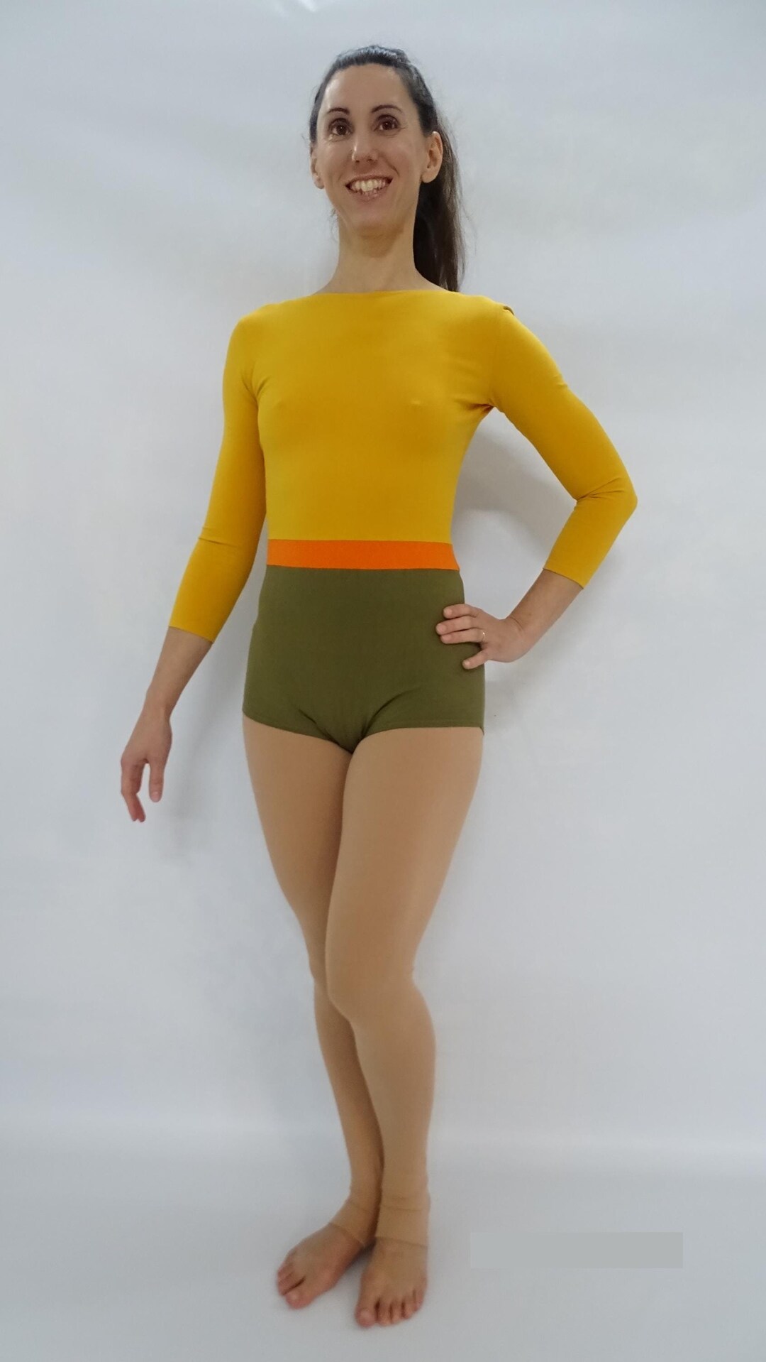 All Cotton Outfit Model Boat for Aerial Acrobatics Dance Gym Contortion ...