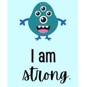 Positive Affirmation Stickers for Kids Cute and Motivational Vinyl ...